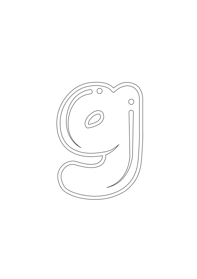 Download Printable Bubble Letter G - Bubble Letters