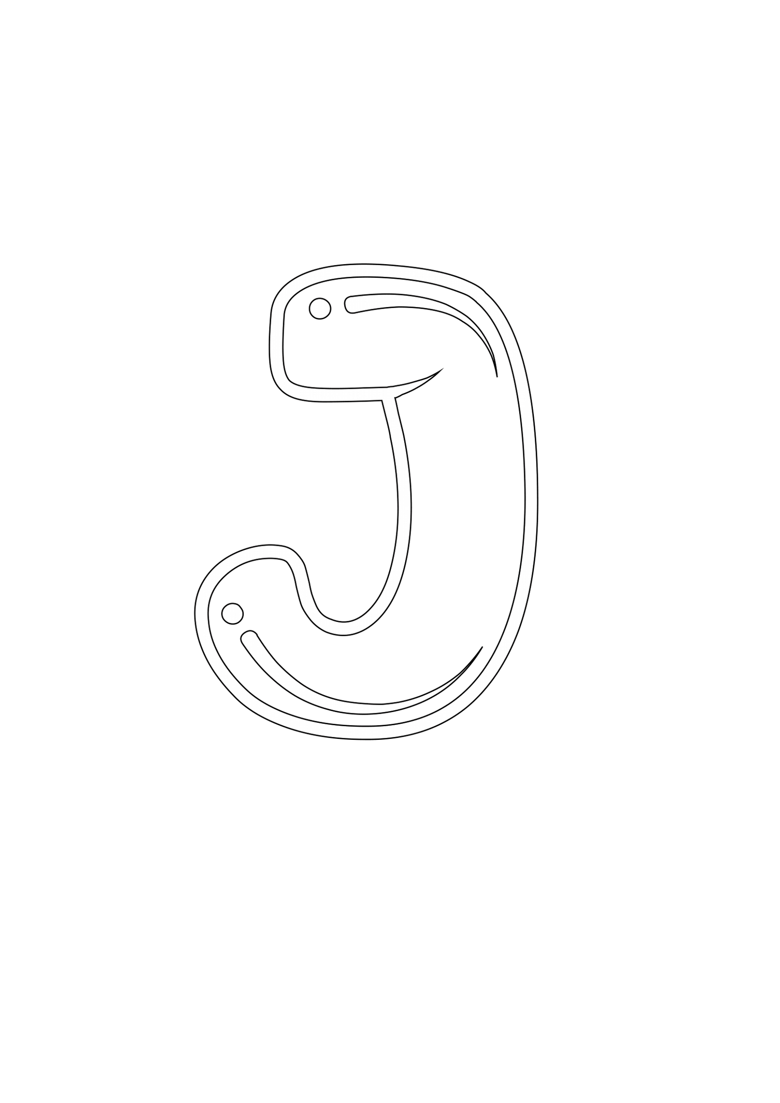 Download Printable Bubble Letter J - Bubble Letters