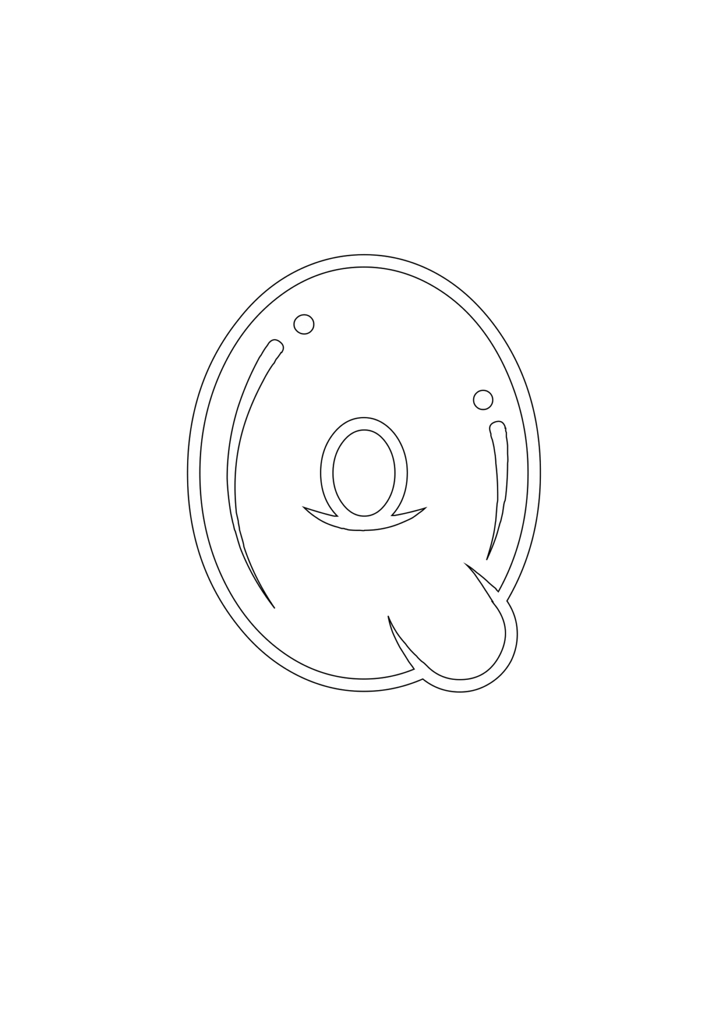 Download Printable Bubble Letter Q - Bubble Letters