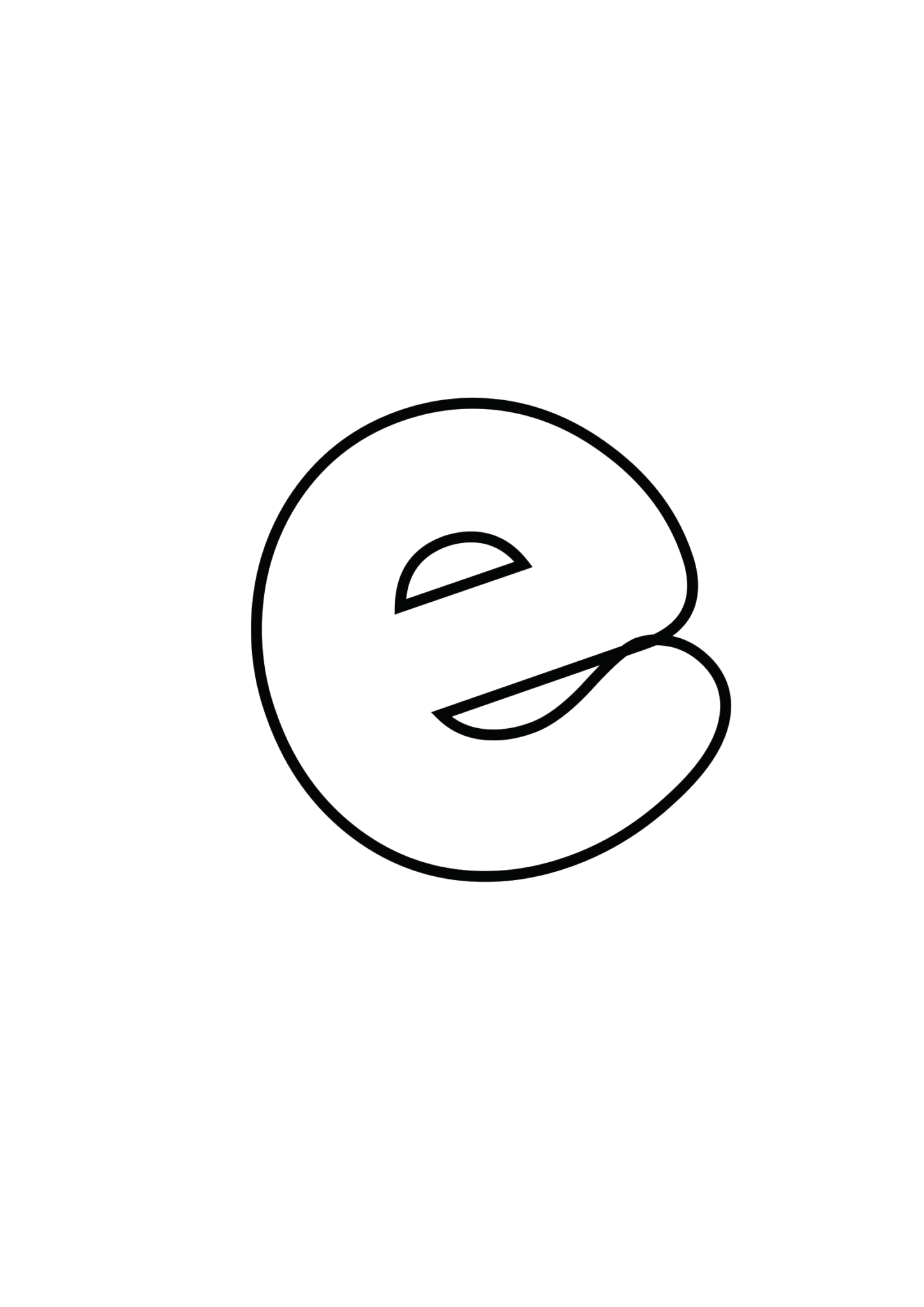 Download Printable Bubble Letter E - Bubble Letters